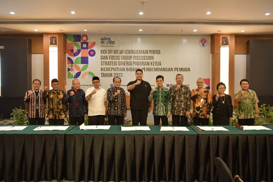 Buka Kick Off Kuliah Kewirausahaan Pemuda 2023, Menpora Dito Sebut ... Buka Kick Off Kuliah Kewirausahaan Pemuda 2023, Menpora Dito Sebut ...