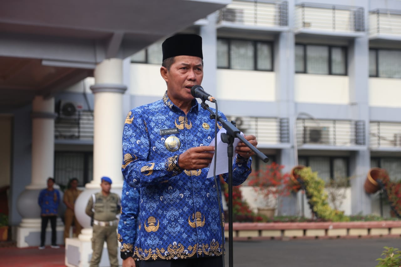 Pemerintah Kota Serang Mengadakan Apel Pagi Untuk Memperingati Hari